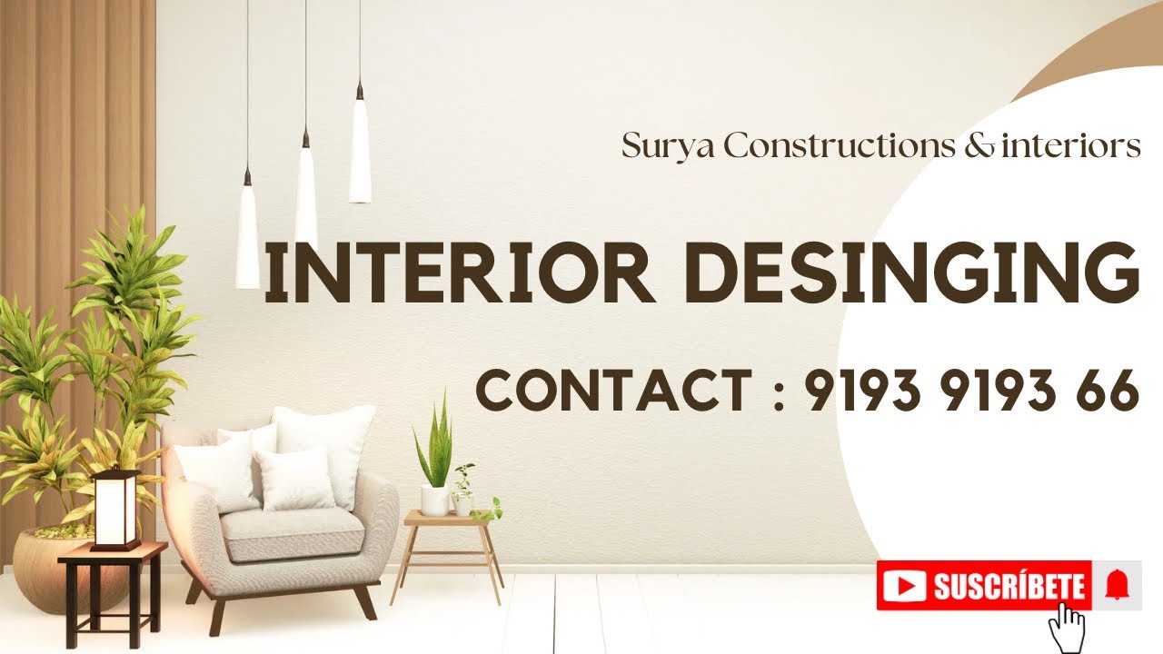 Interior designing | modern design homes | surya constructions and interiors | Hyderabad - YouTube