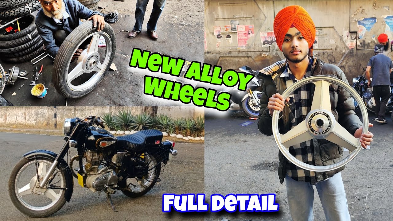 New Wheels In Bs4 Bullet 🚀 Full Detail Video - YouTube