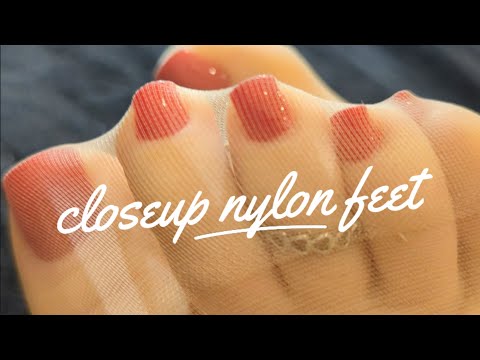 Closeup nylon feet #beautifulfeet 