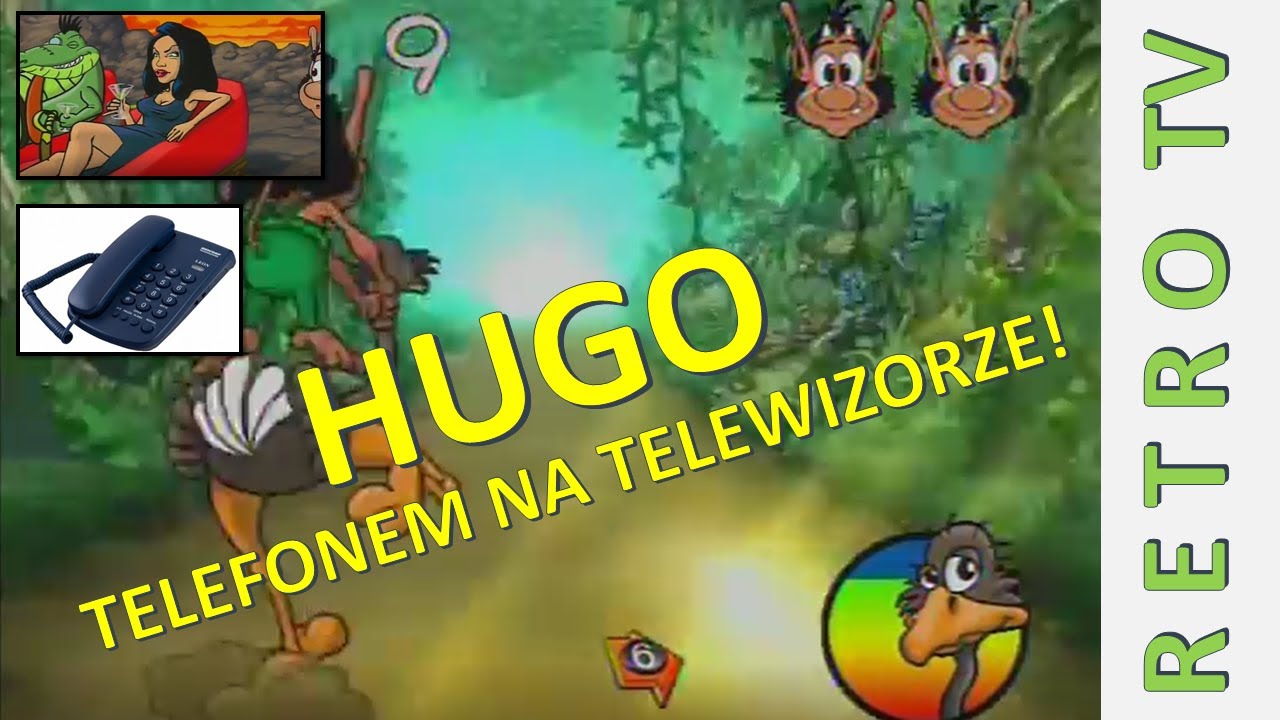 HUGO - program dla dzieci | RETRO TV | POLSAT | GRY PRZEZ TELEFON ...