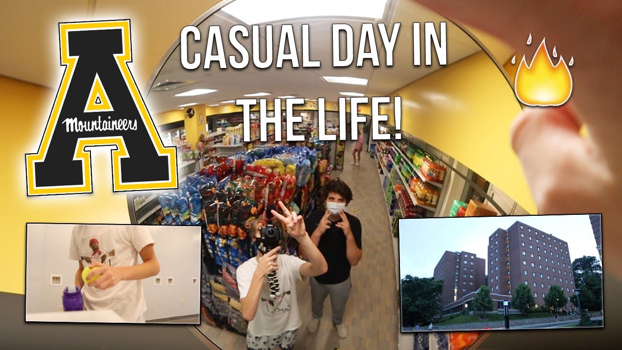 A CASUAL DAY IN THE LIFE AT APP STATE! (classes, friends, food) - YouTube