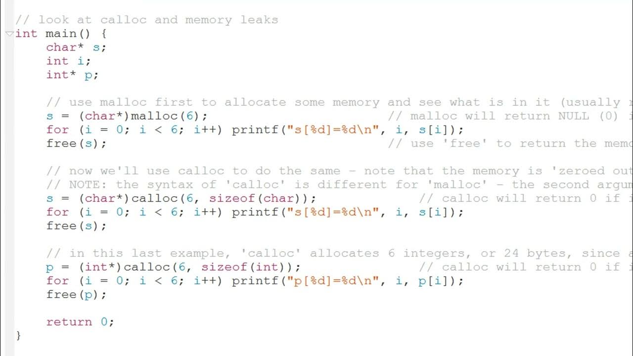 Freeing the Memory | C and C++ Pointer - YouTube
