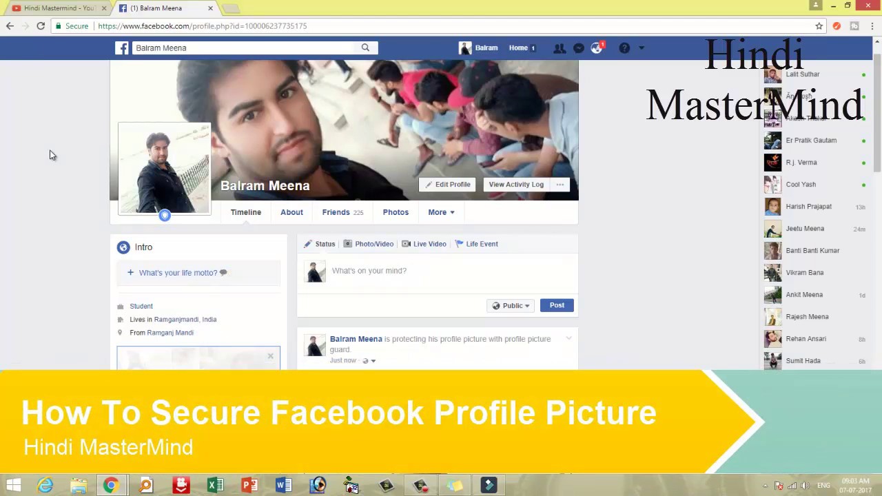 how to secure facebook profile picture (2017-2018) - YouTube