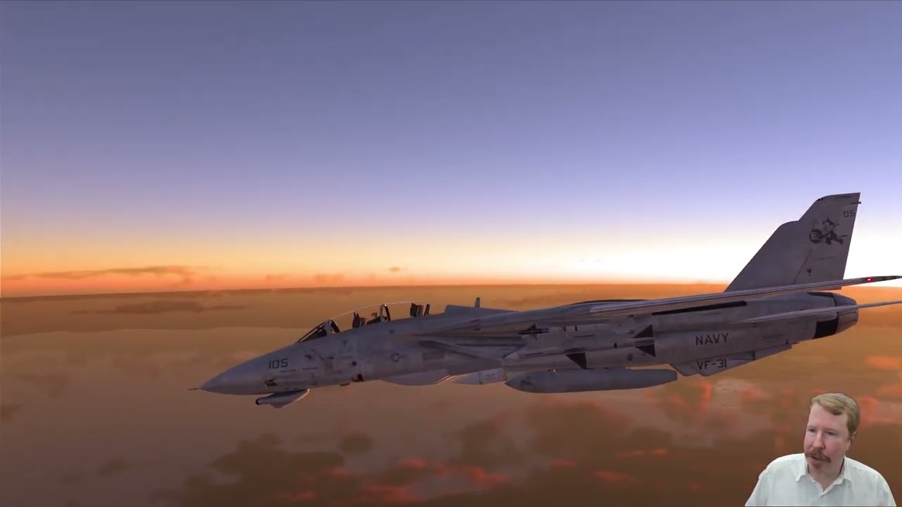 The new F-14 In X-Plane 12 alpha shown off by Austin - YouTube