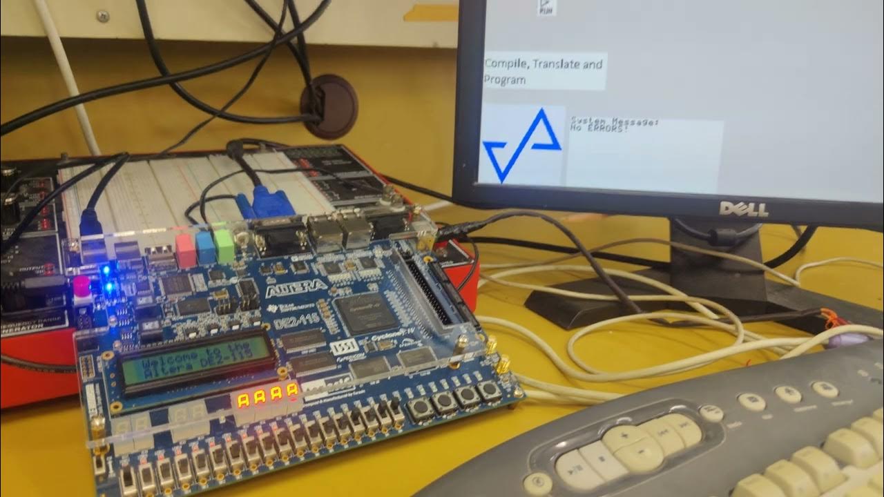 16 bit microprocessor on FPGA (hebrew) - YouTube