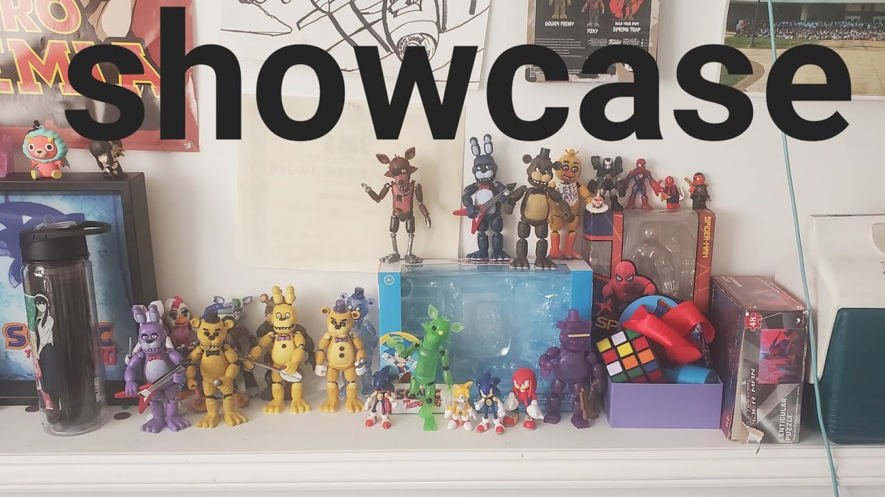 my fnaf stuff showcase - YouTube