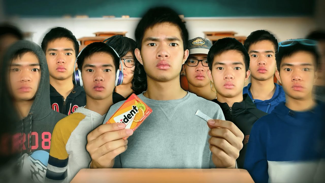 When you open a pack of gum in class... - YouTube