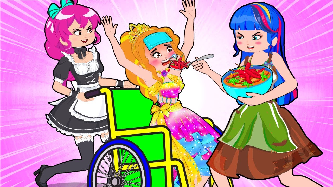 Rich vs Poor Princess: When the Princess Takes Care of the Sick! Funny ...