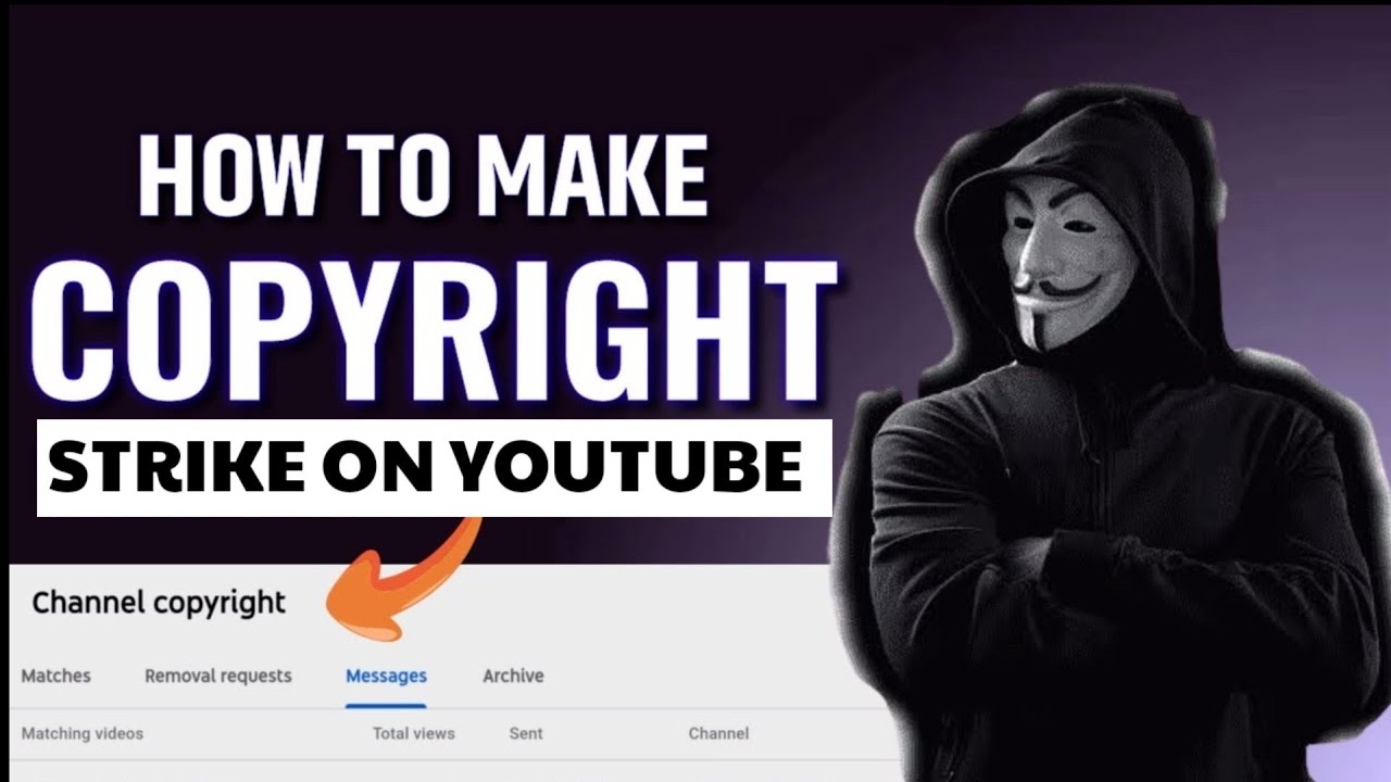 How To Make Copyright Strike On YouTube Copyright Solutions - YouTube