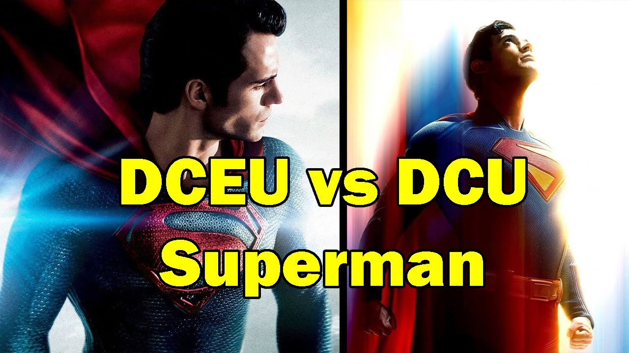 DCEU vs DCU Superman - YouTube