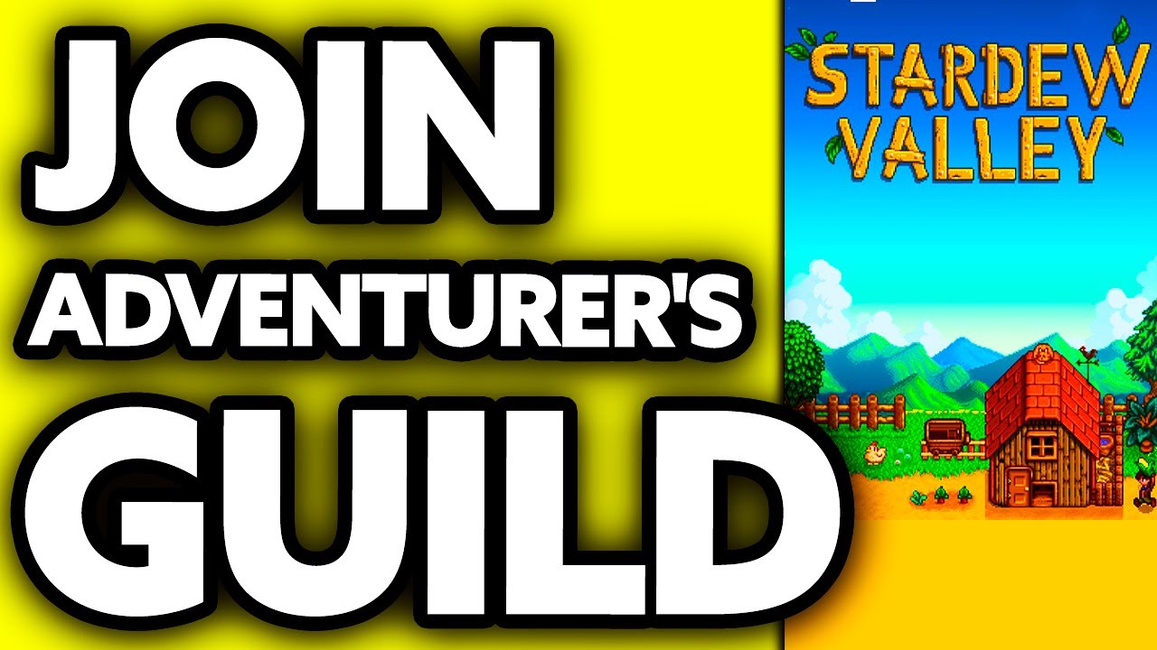 How To Join The Adventurer's Guild Stardew Valley (EASY!) - YouTube