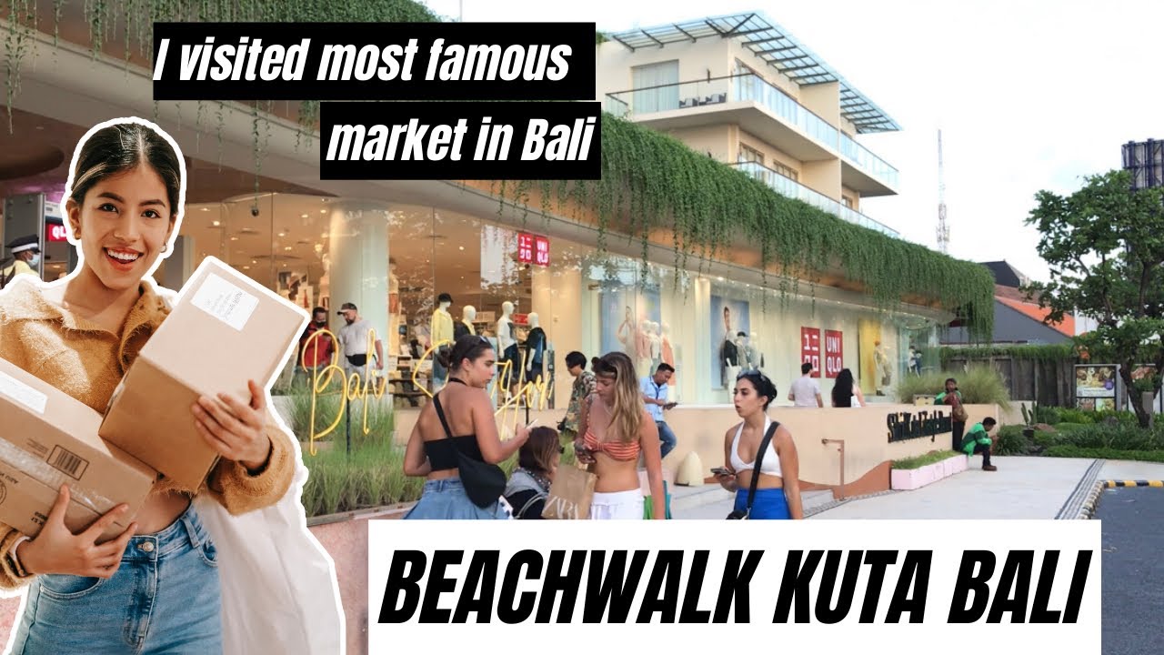 BALI - Walking Around At BEACHWALK KUTA BALI #bali - YouTube