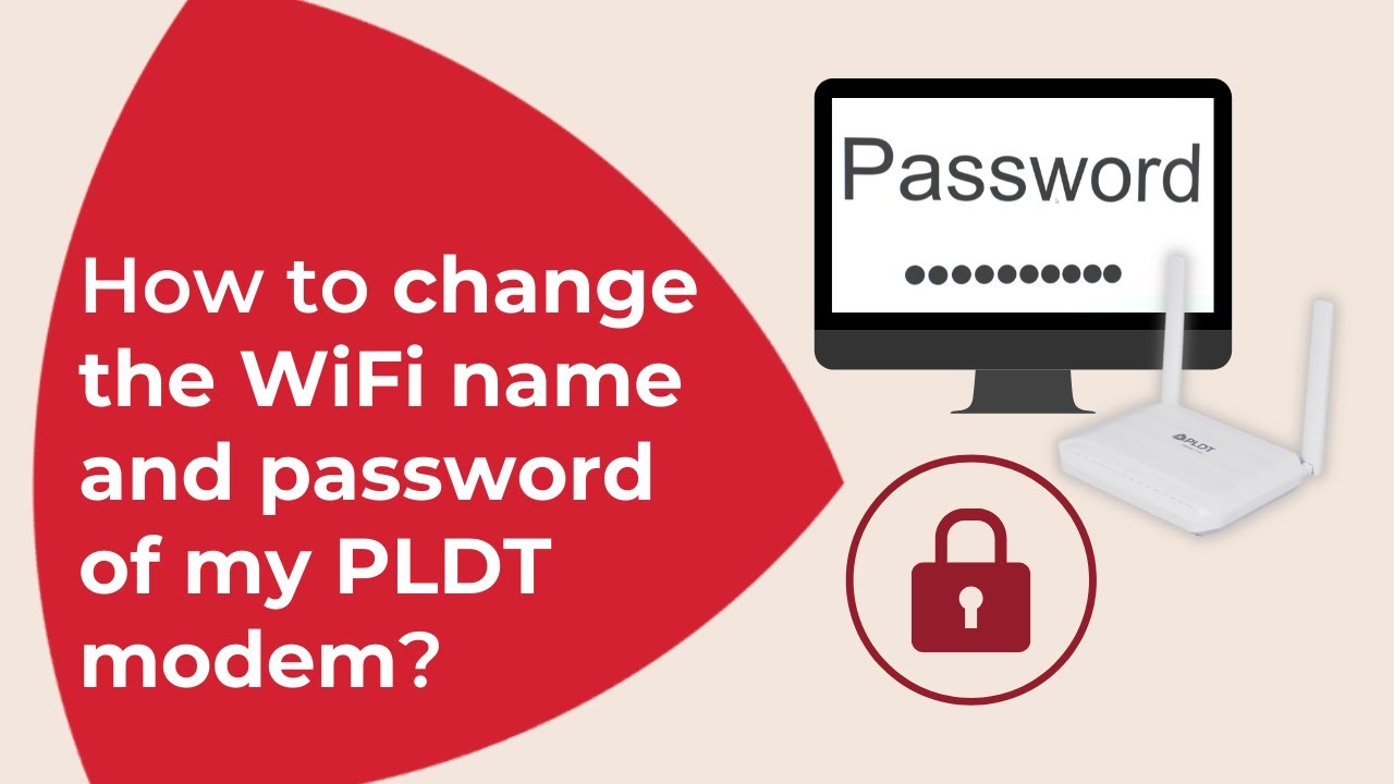 How to change the WiFi name and password of my PLDT modem | #QuickTips ...