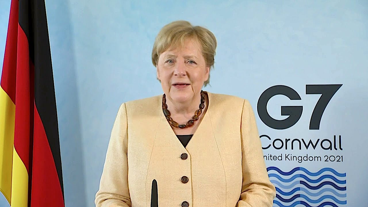 13.06.2021 - Angela Merkel (vollständig) - G7 Großbritannien (Tag 3 ...