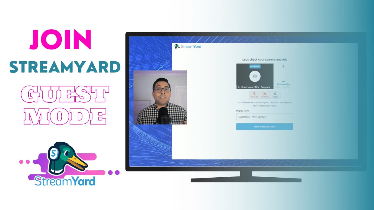 How to Join a Livestream as a Guest on Streamyard - YouTube