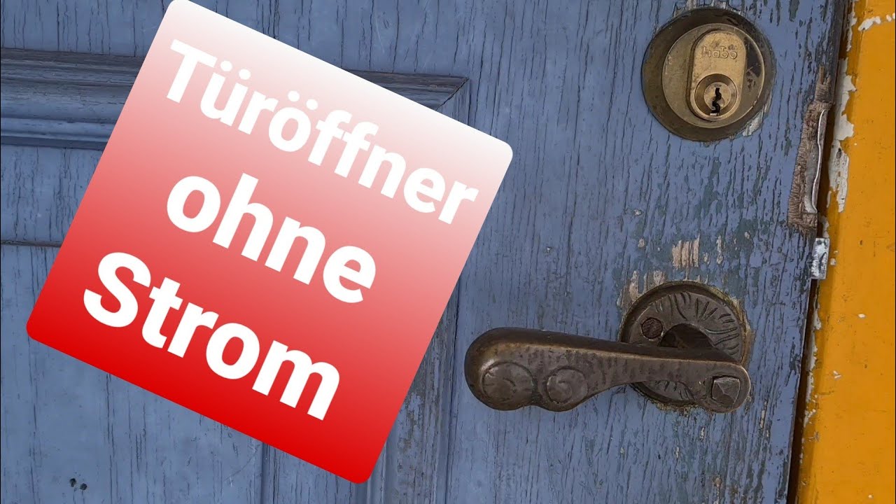 Funk Turoffner Ohne Strom