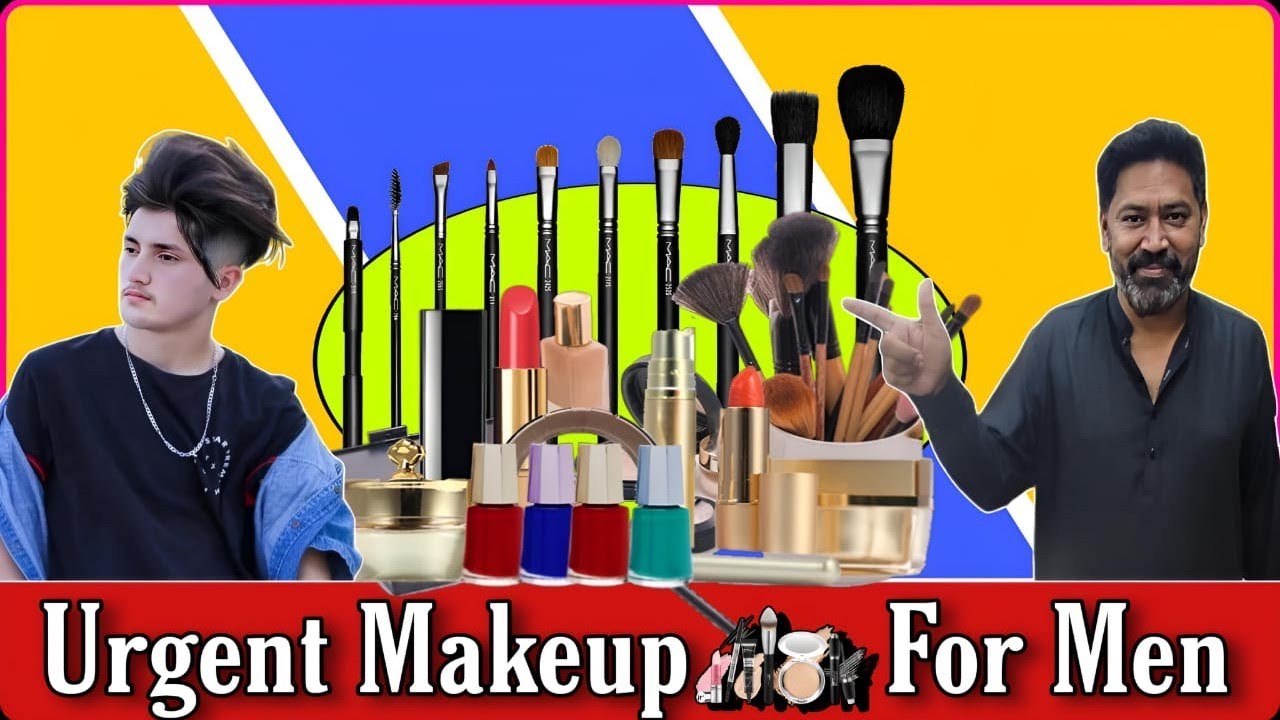 Basic Makeup For Men | Natural Looking Makeup | Men's Basic Daily ...