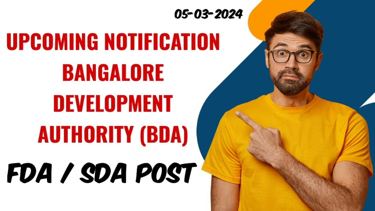 BDA Upcoming Notification 2024 | Bangalore development authority (BDA ...