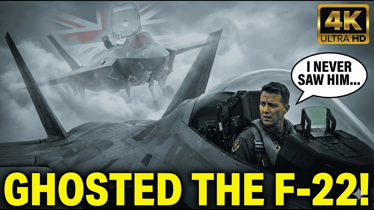 I Never Saw Him... How A British F-35 GHOSTED The F-22! - YouTube