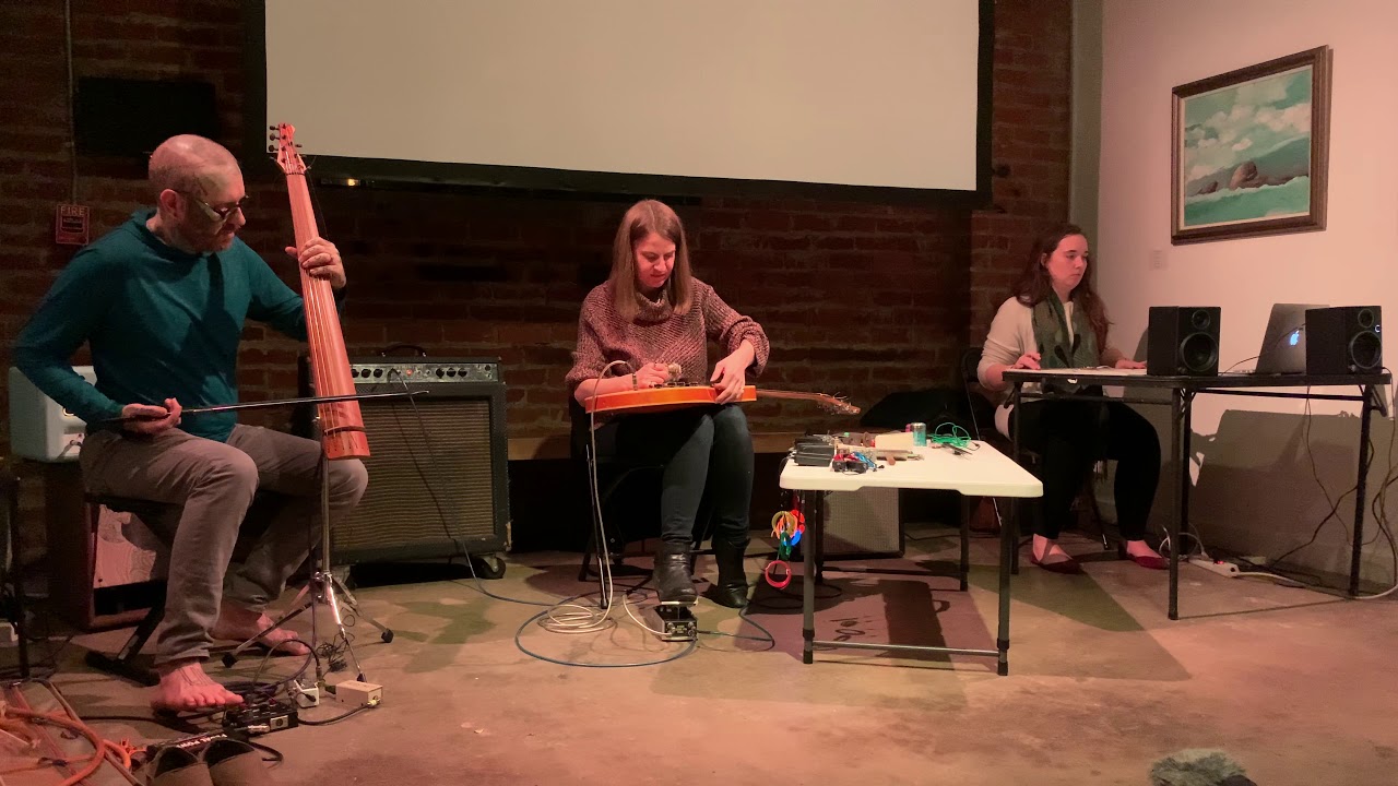 Sandy Ewen, Killick Hinds, Kathryn Koopman trio at ATHICA, Athens GA, 1 ...