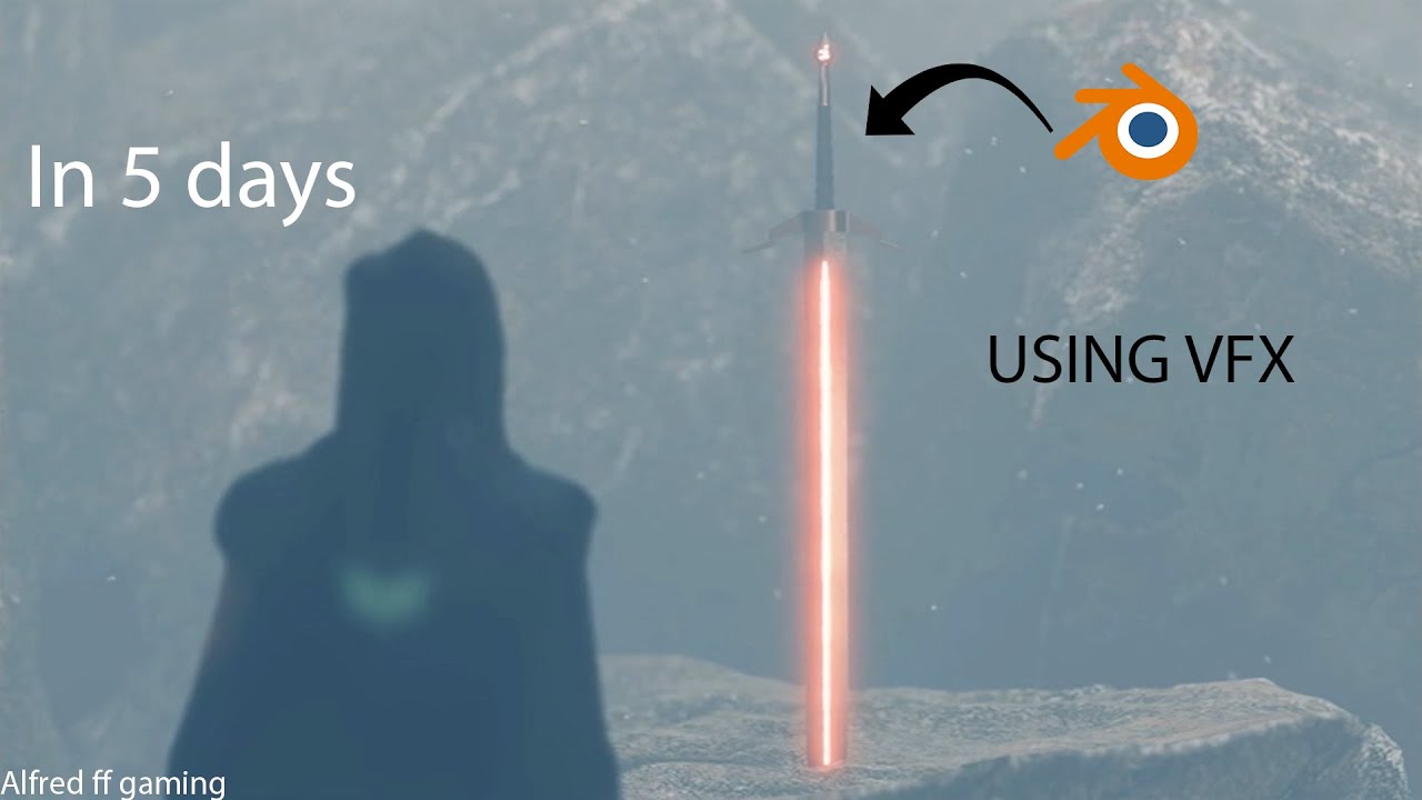 I made this legendary sword animation in 5 days |Alfred ff gaming ...