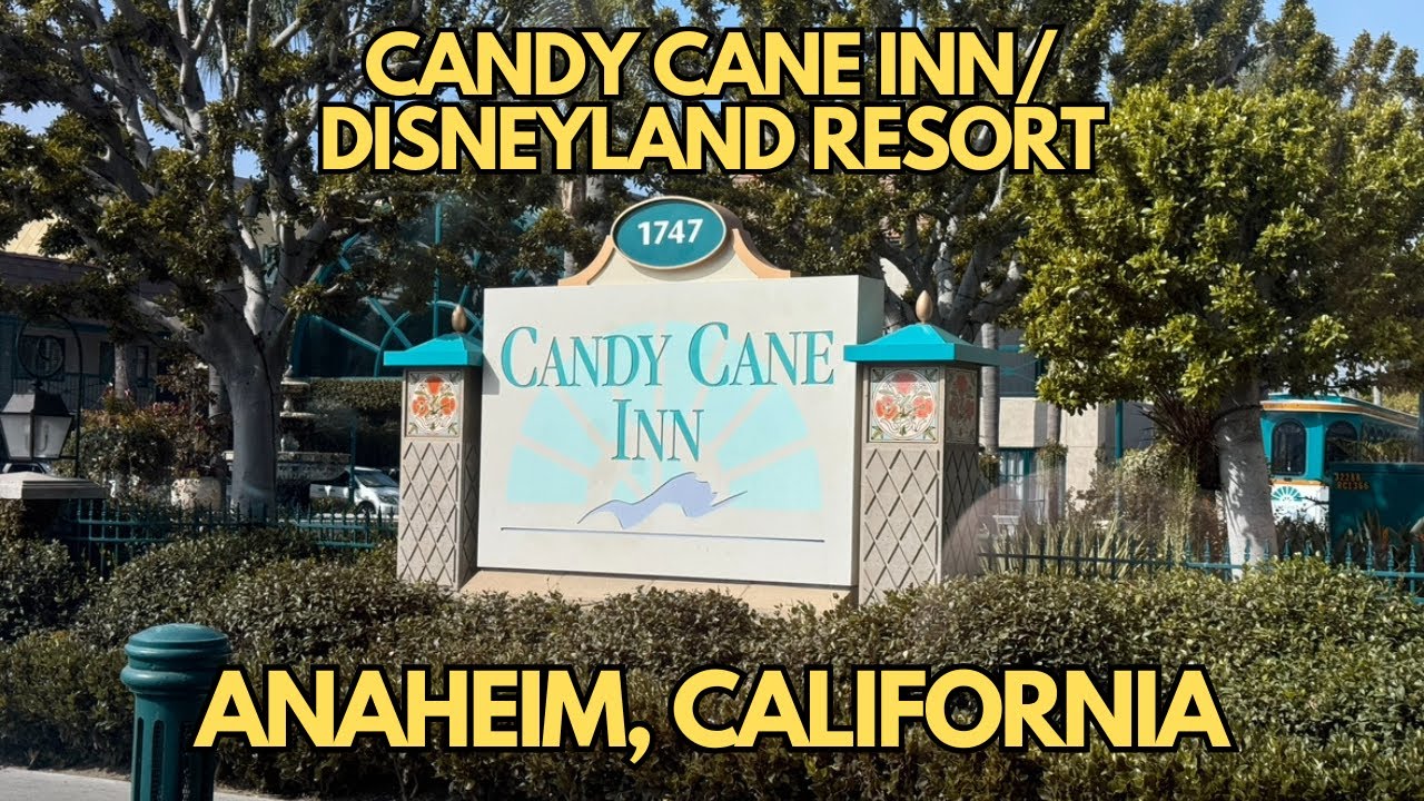 Candy Cane Inn & Disneyland, October 2024 - YouTube