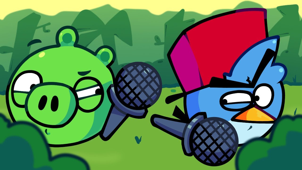FNF Vs Bad Piggies Ross V2 Walkthrough - YouTube