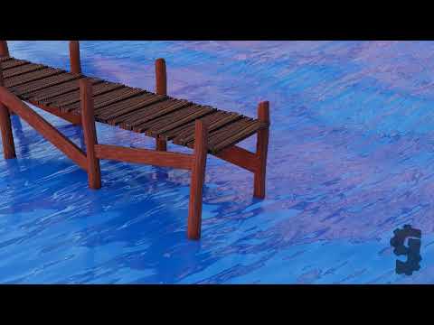 Stylized Dock Showcase 🌊 Made in Blender - YouTube