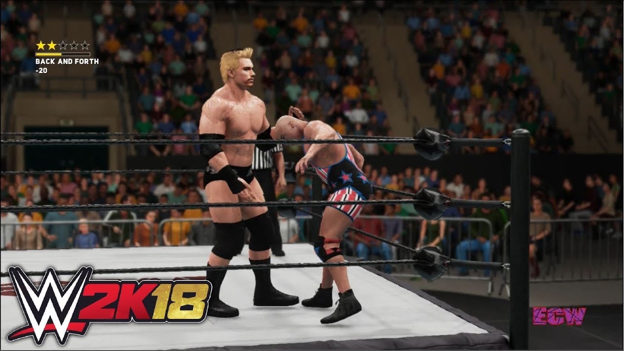 WWE 2K18 - Kurt Angle vs. Test | ECW - YouTube