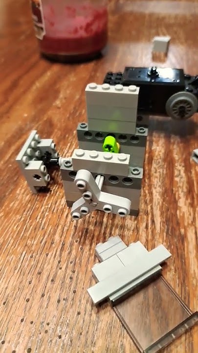 Speed test and showing how powerful my original lego piston engine is ...