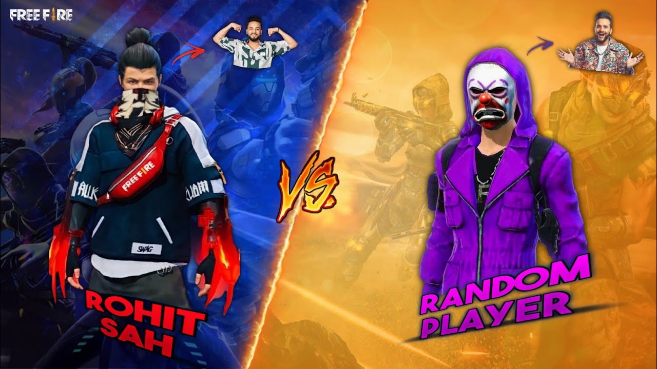 🤯1 vs 1 Rohit $ah v/s Random Player 🥵 Fight with PRO Player 😵-WINNER ...