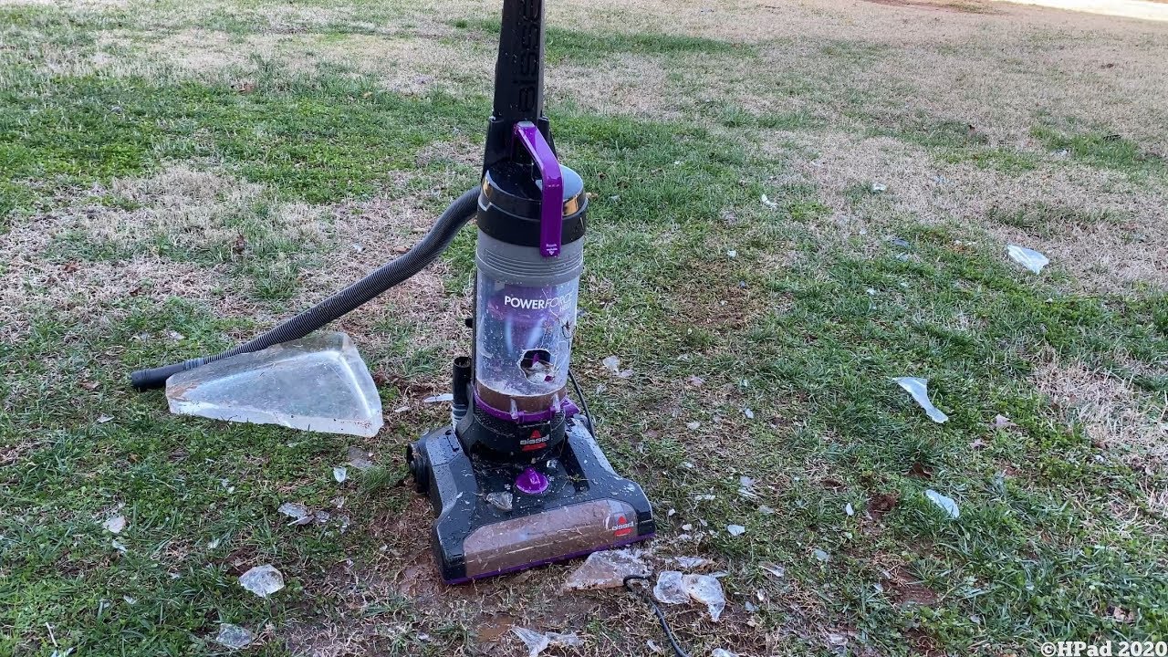 Bissell PowerForce Helix Vacuum Destruction - YouTube