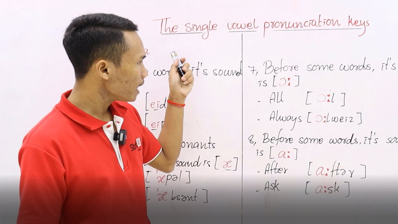 Episode 59: The single vowel pronunciation keys - YouTube
