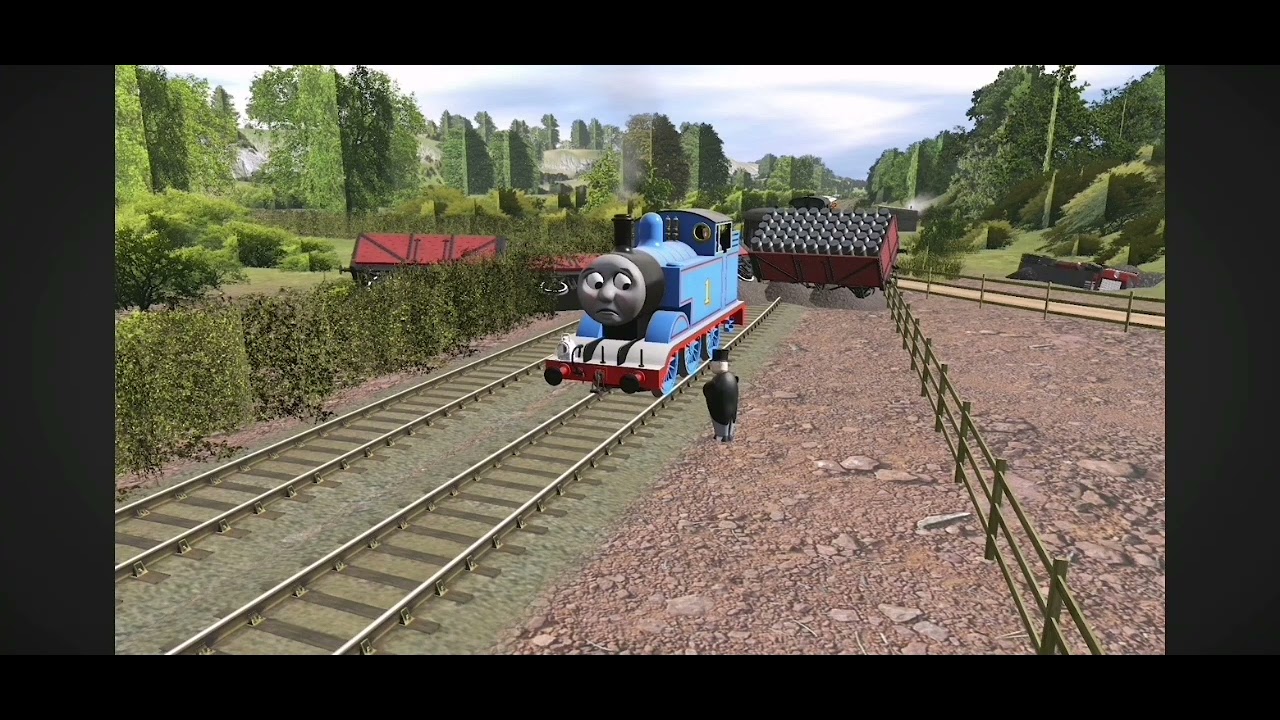 Thomas trainz crash on the lorry - YouTube