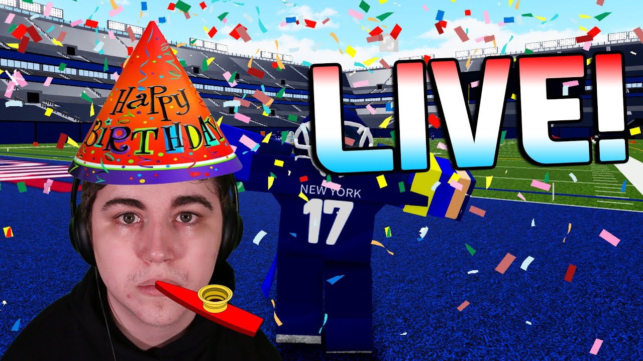 IT'S MY BIRTHDAY STREAM LETS GOO!!! (ROBLOX LIVE) - YouTube
