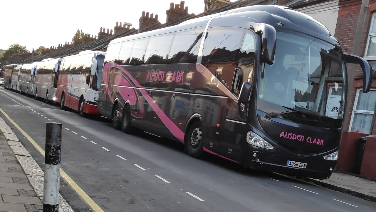 UK buses race - YouTube