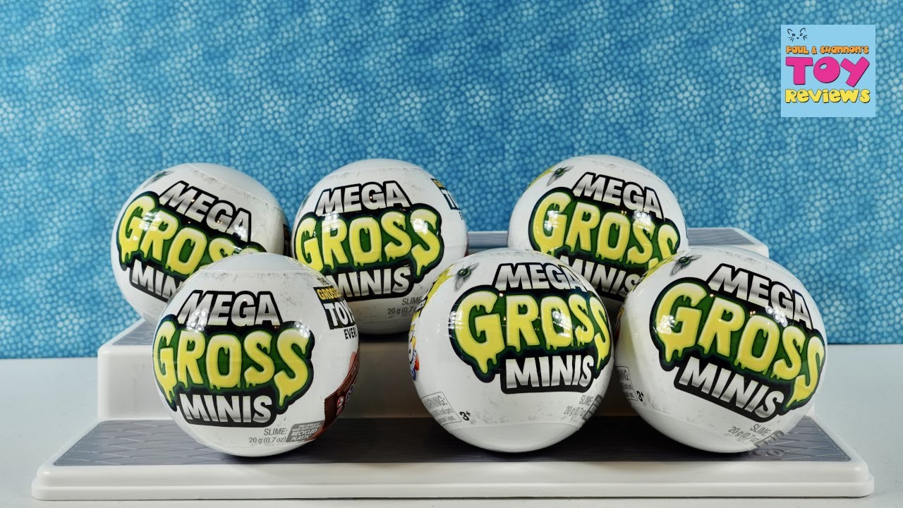 Mega Gross Minis 5 Surprise Collectible Figure Blind Capsule Unboxing ...