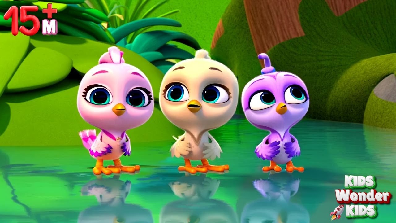 Splash, Splash, Splash! Happy Bird Bath! Kids Song - Fun & Chirping ...