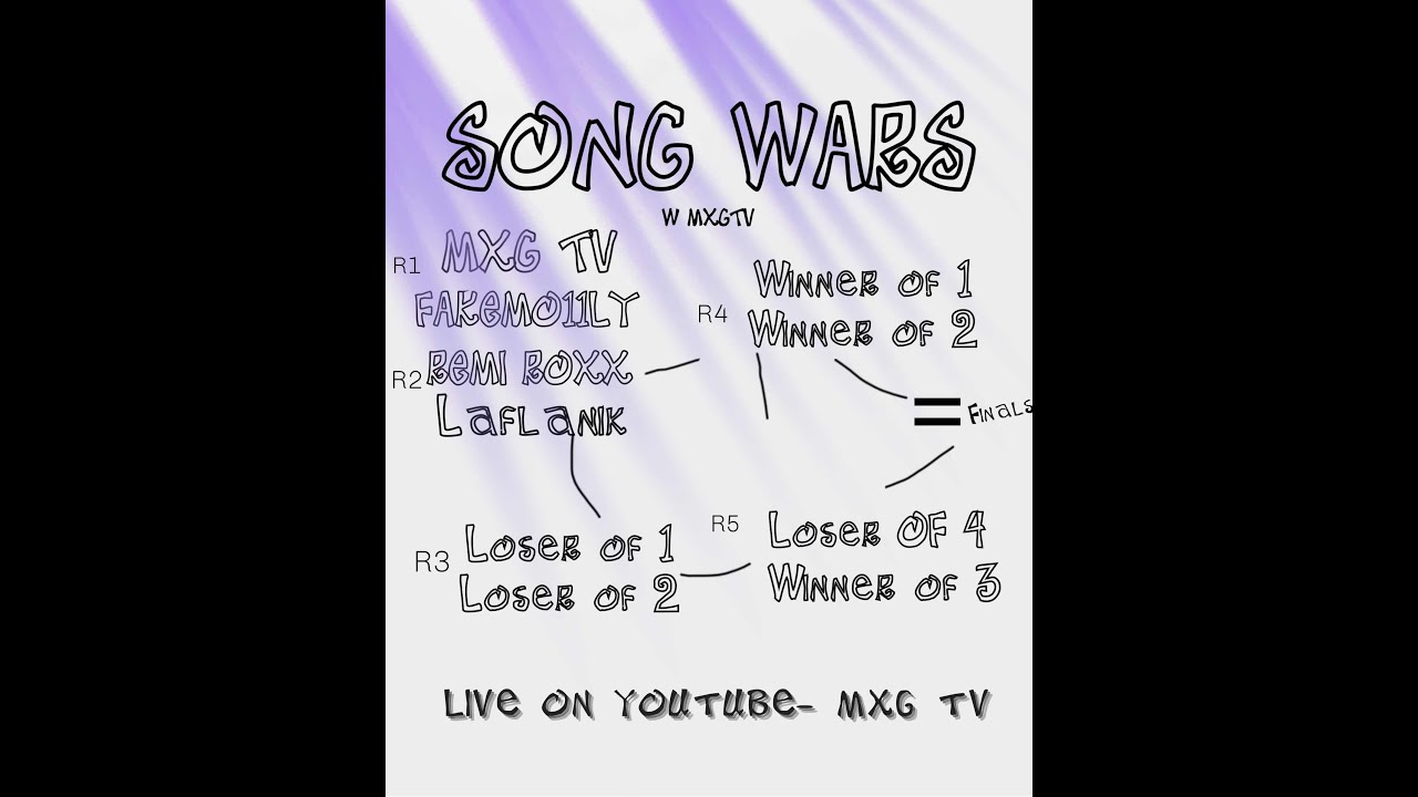 SONG WARS W MXGTV FIRST EVER - YouTube
