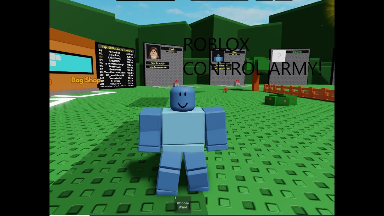 Playing Roblox Control Army! - YouTube