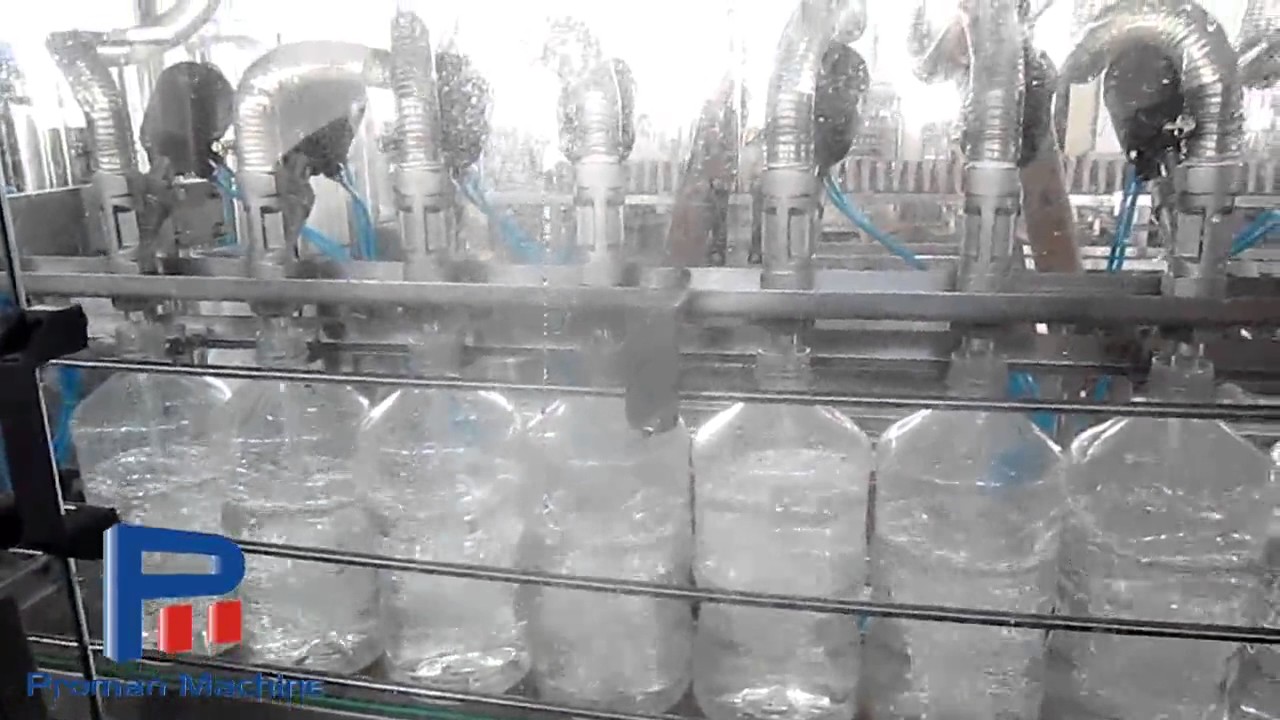 8 8 1 gallon water filling line - YouTube