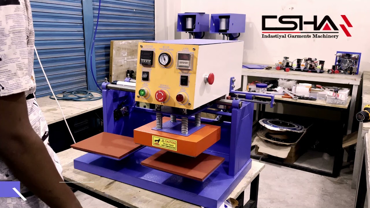 Fully Automatic Heat Press Machine 01711521712 - YouTube