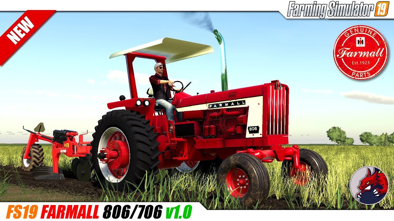 FS19 | FARMALL 806/706 v1.0 - review - YouTube