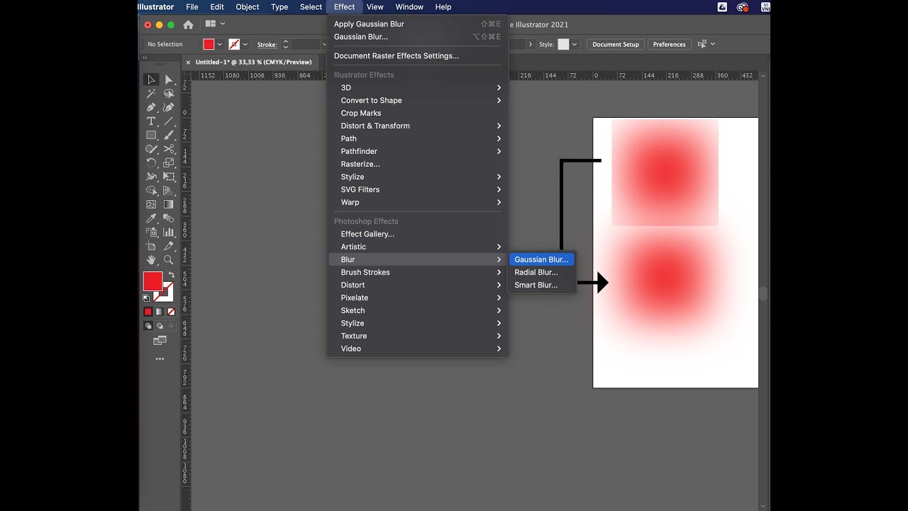 Adobe Illustrator AI How To Fix Around Object In gaussian Blur adobe-illustrator-ai-how-to-fix-around-object-in-gaussian-blur