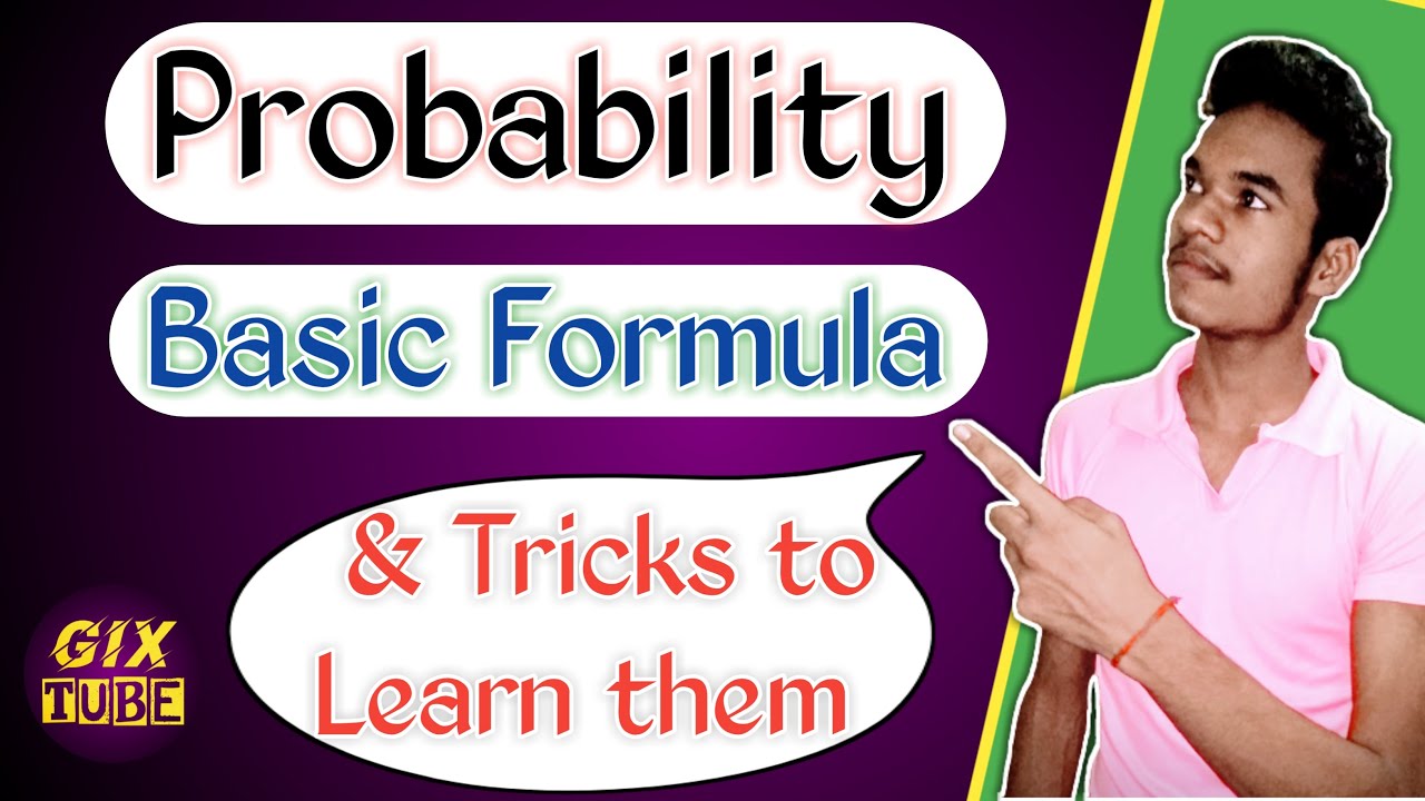 Union Intersection Basic Formula in PROBABILITY.Tricks to Learn ...