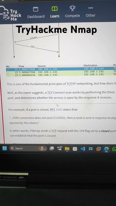 try to solve Nmap on TryHackme Machine #bugbounty #cybersecurity #programming #linux #tryhackme ...
