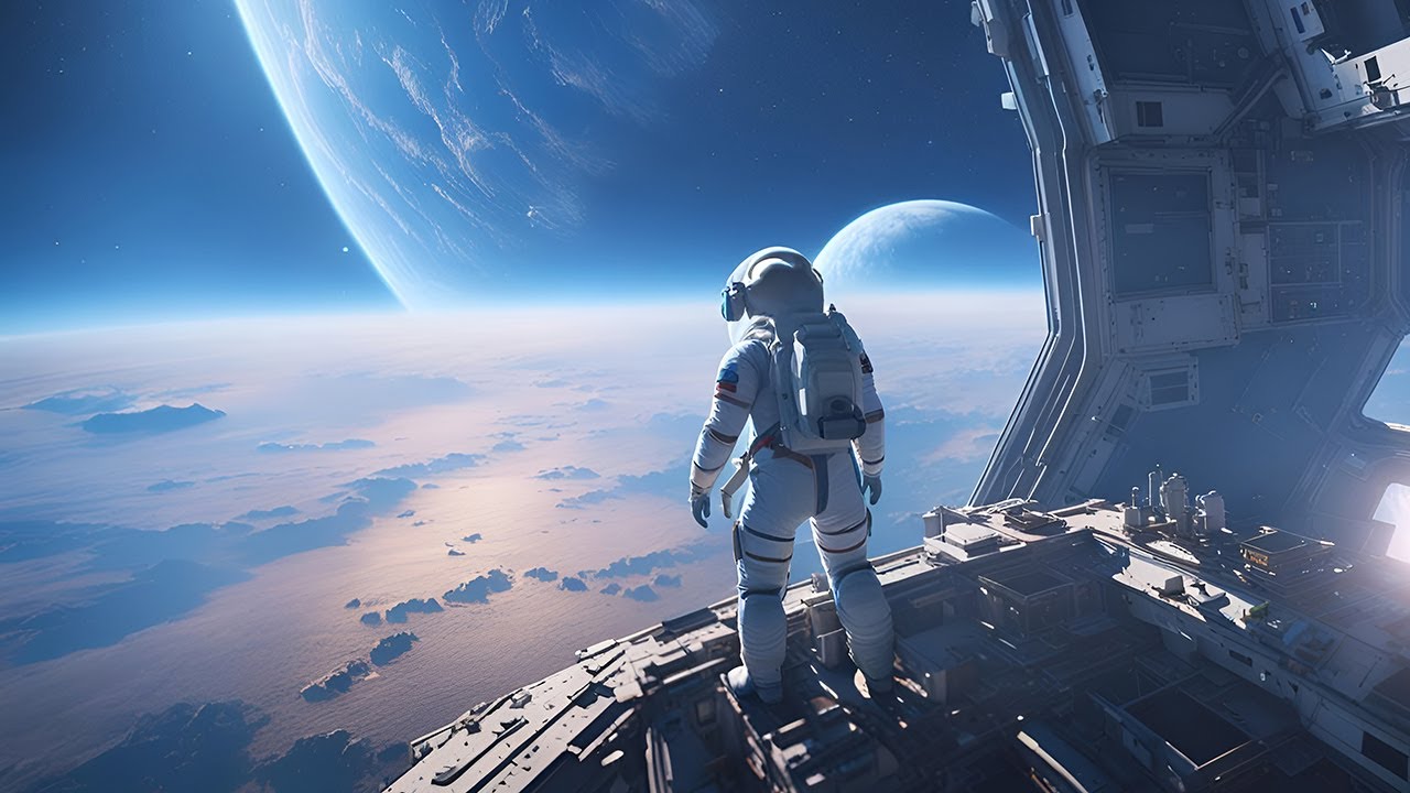 Intro to Space Gate ★ Space Ambient Sci Fi Music ★ Short Movie (Ai ...