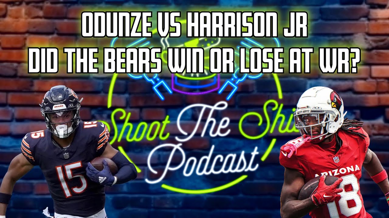 ODUNZE VS HARRISON JR | DID THE BEARS WIN OR LOSE AT WR? | Shoot The ...