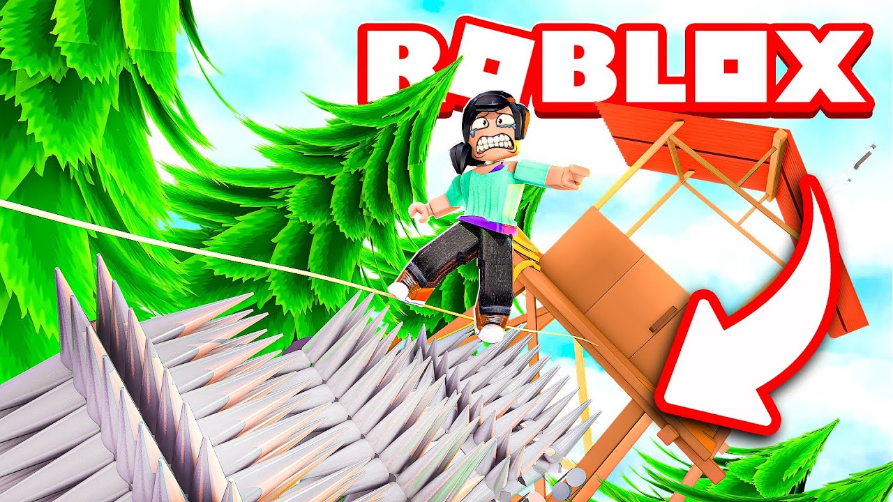 THE MOST DANGEROUS OBSTACLE COURSE | Roblox - Treacherous Drop - YouTube