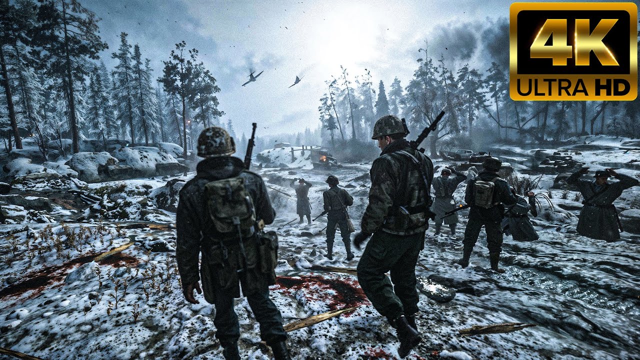 Attack on enemy ambush 1944 | IMMERSIVE Realistic Ultra Graphics ...